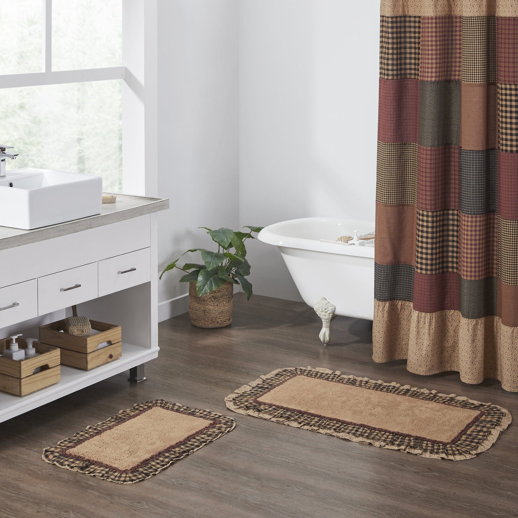 How to Create a Country Bathroom | Primitive Star Quilt Shop