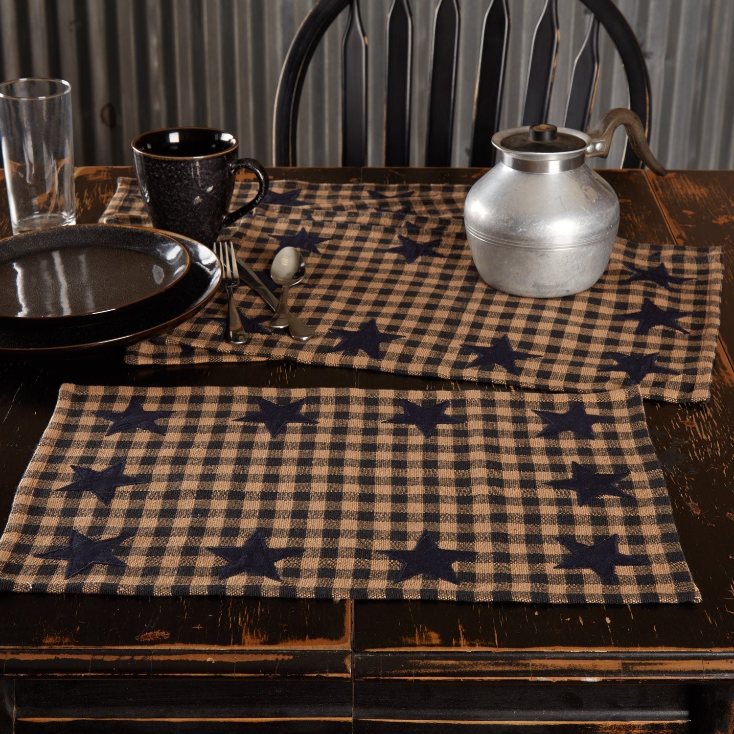 Navy Star Kitchen | Primitive Star Quilt Shop