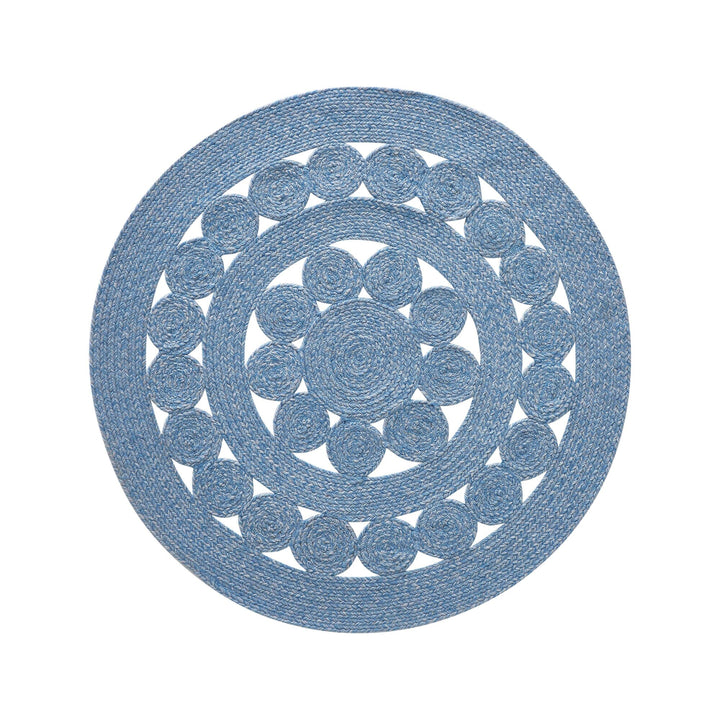 blue rug circle