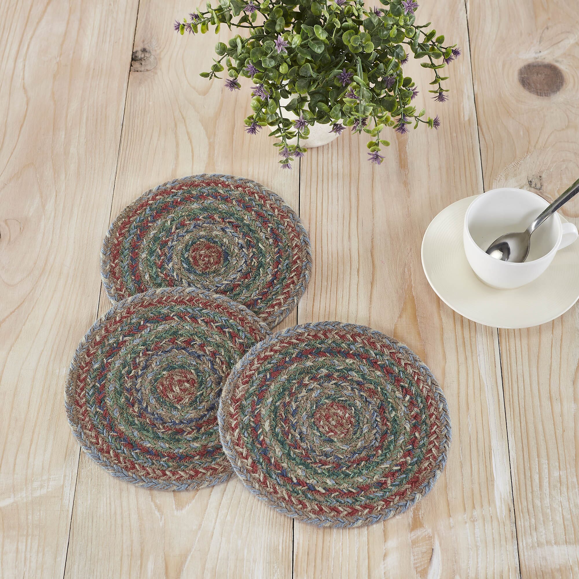 Multi Braided Trivet 8" - Set of 3