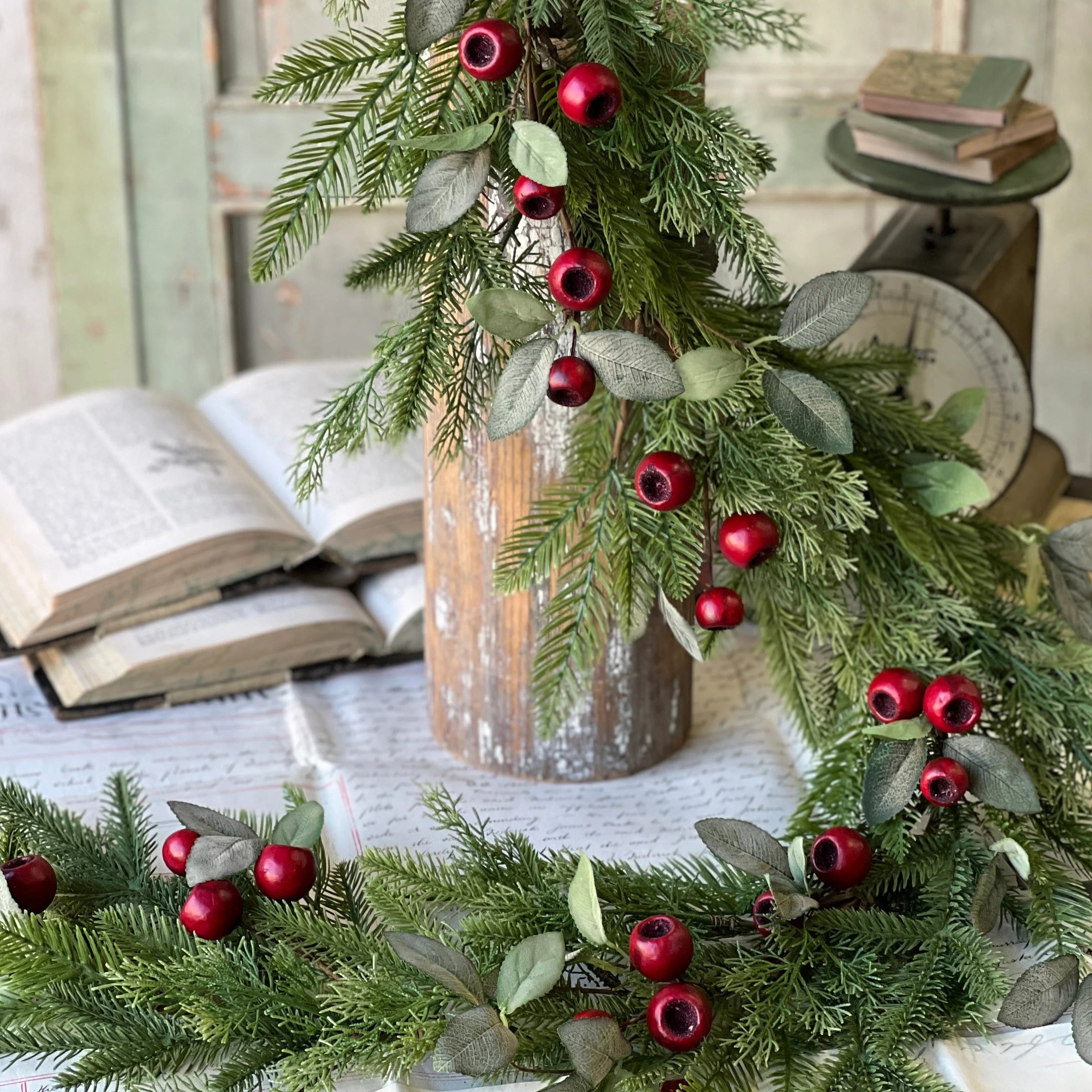 Fireside Garland - 5' | Primitive Star Quilt Shop