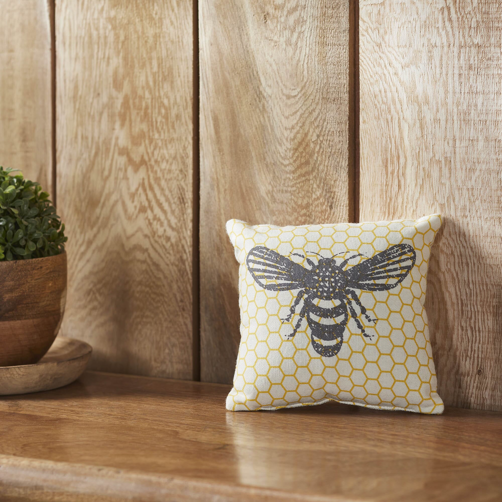 Buzzy Bees Bee Mini Pillow 6"
