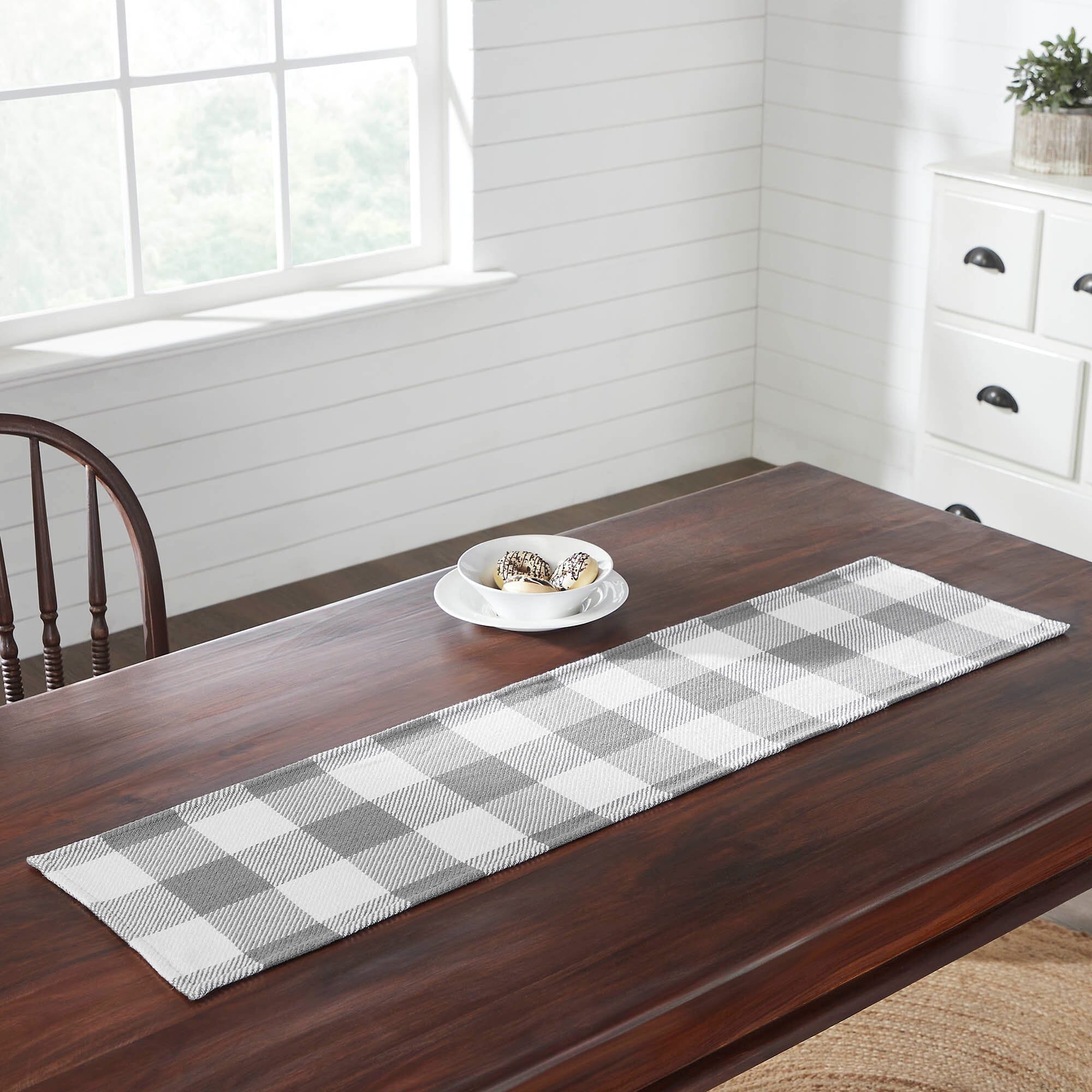 Annie Grey Buffalo Check Runner 12x48"