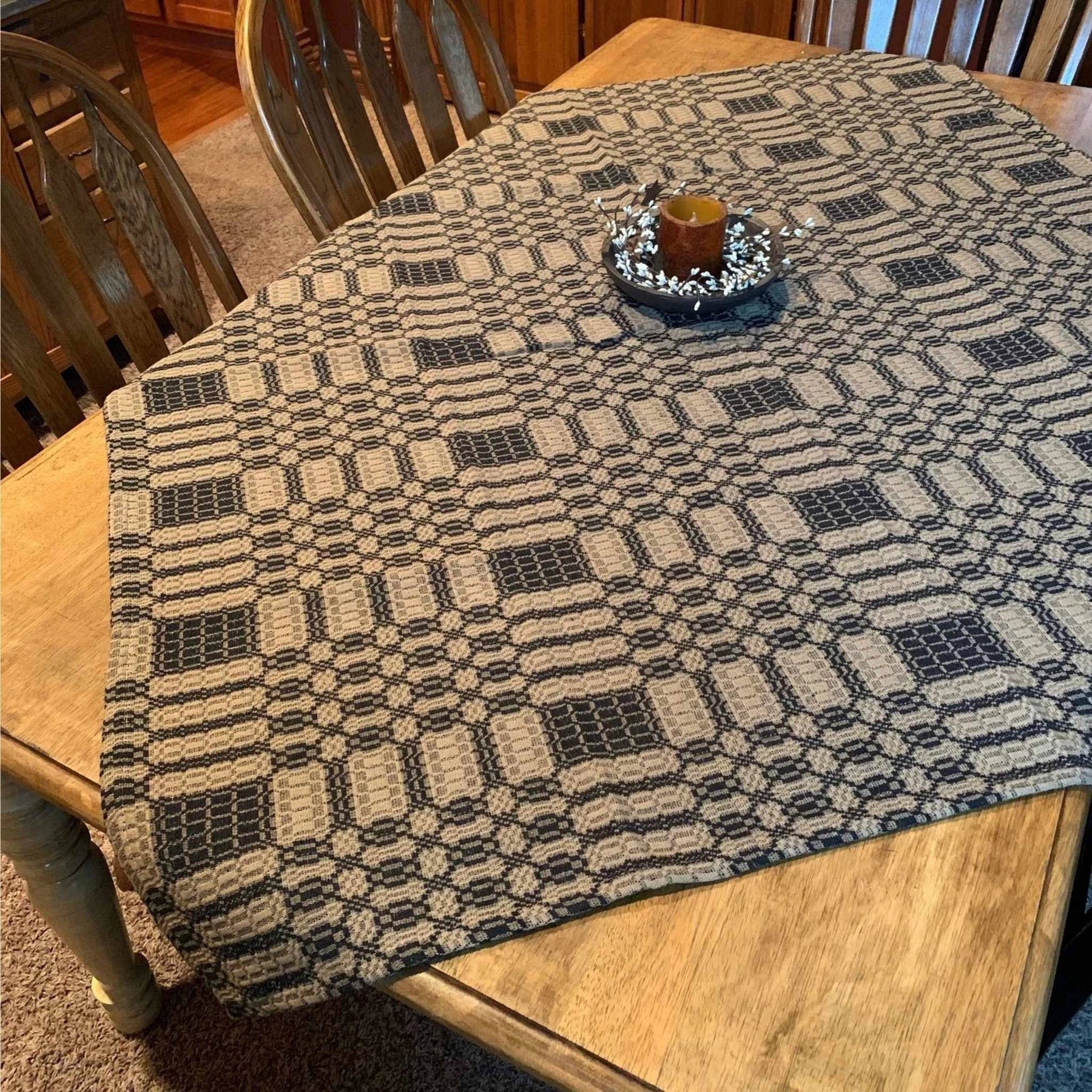 woven table cover