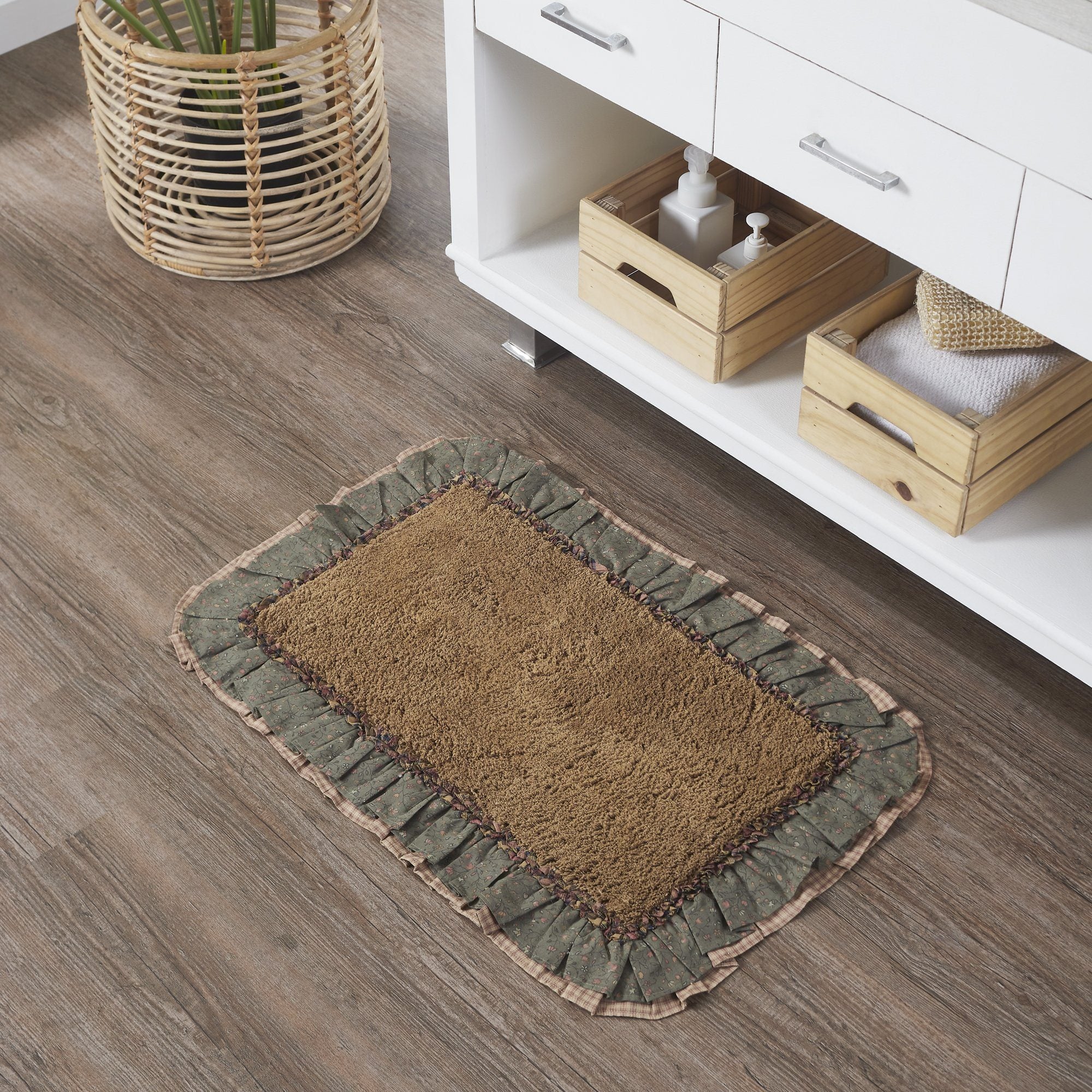 VHC Crosswoods Bathmat 20x30" | Primitive Star Quilt Shop