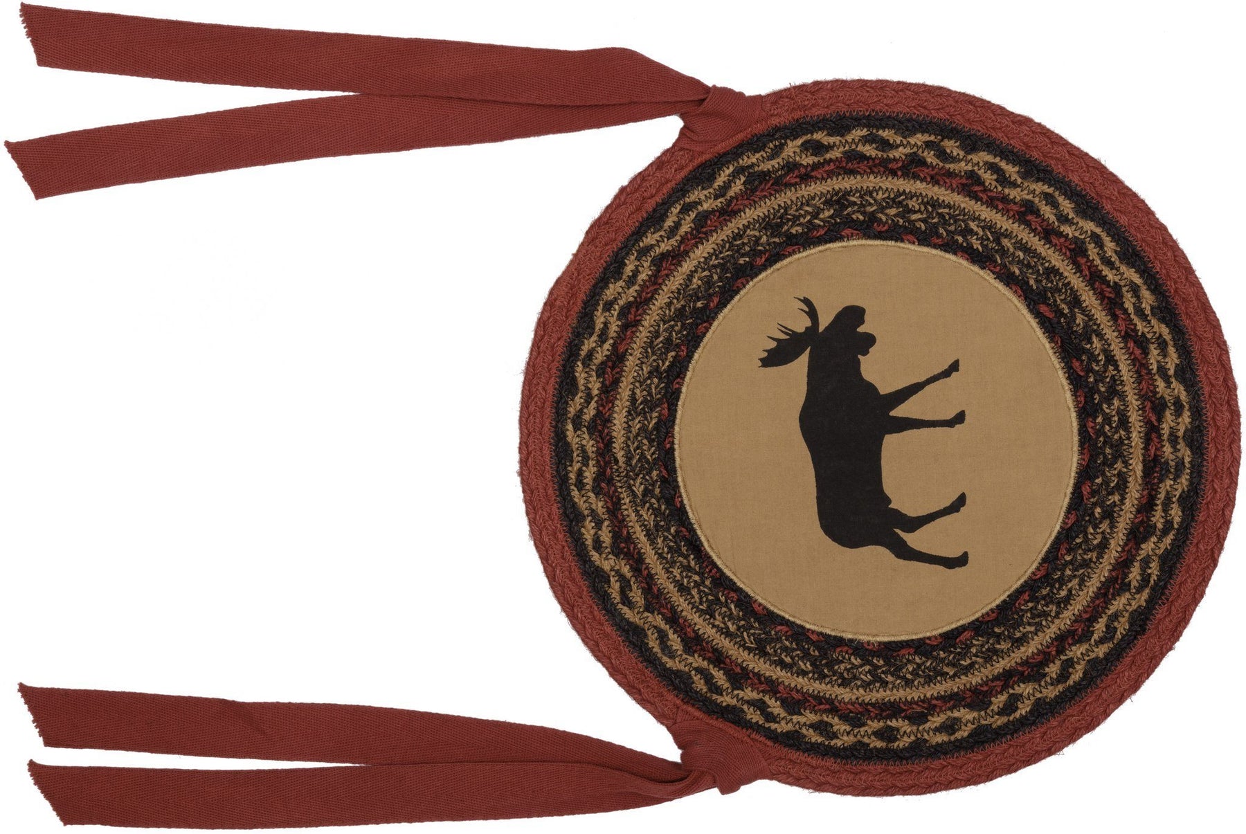 Cumberland Moose Braided Chair Pad 15" - Set of 6