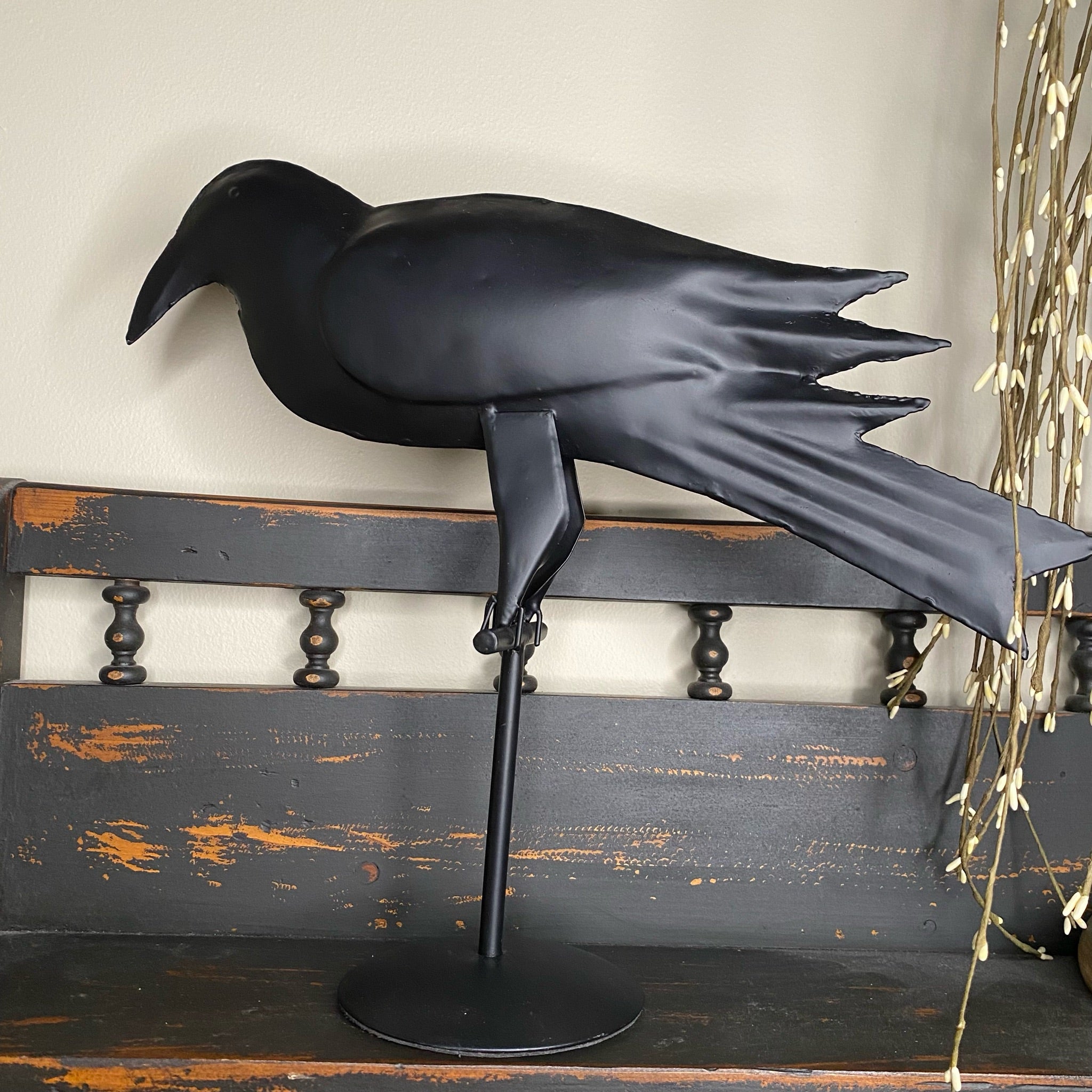 Park Designs Iron Crow - 13" | Primitive Star Quilt Shop