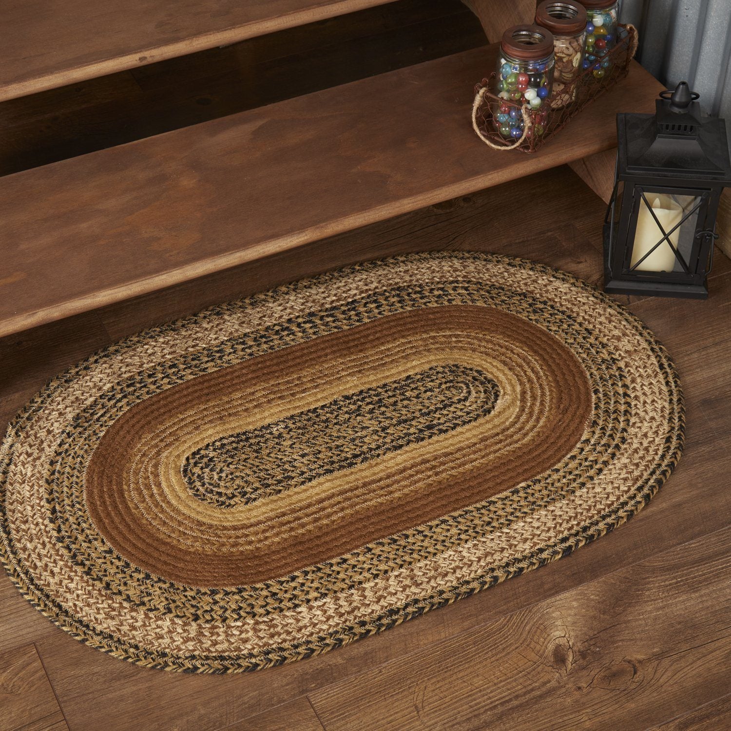Kettle Grove Oval Braided Rug 24x36"