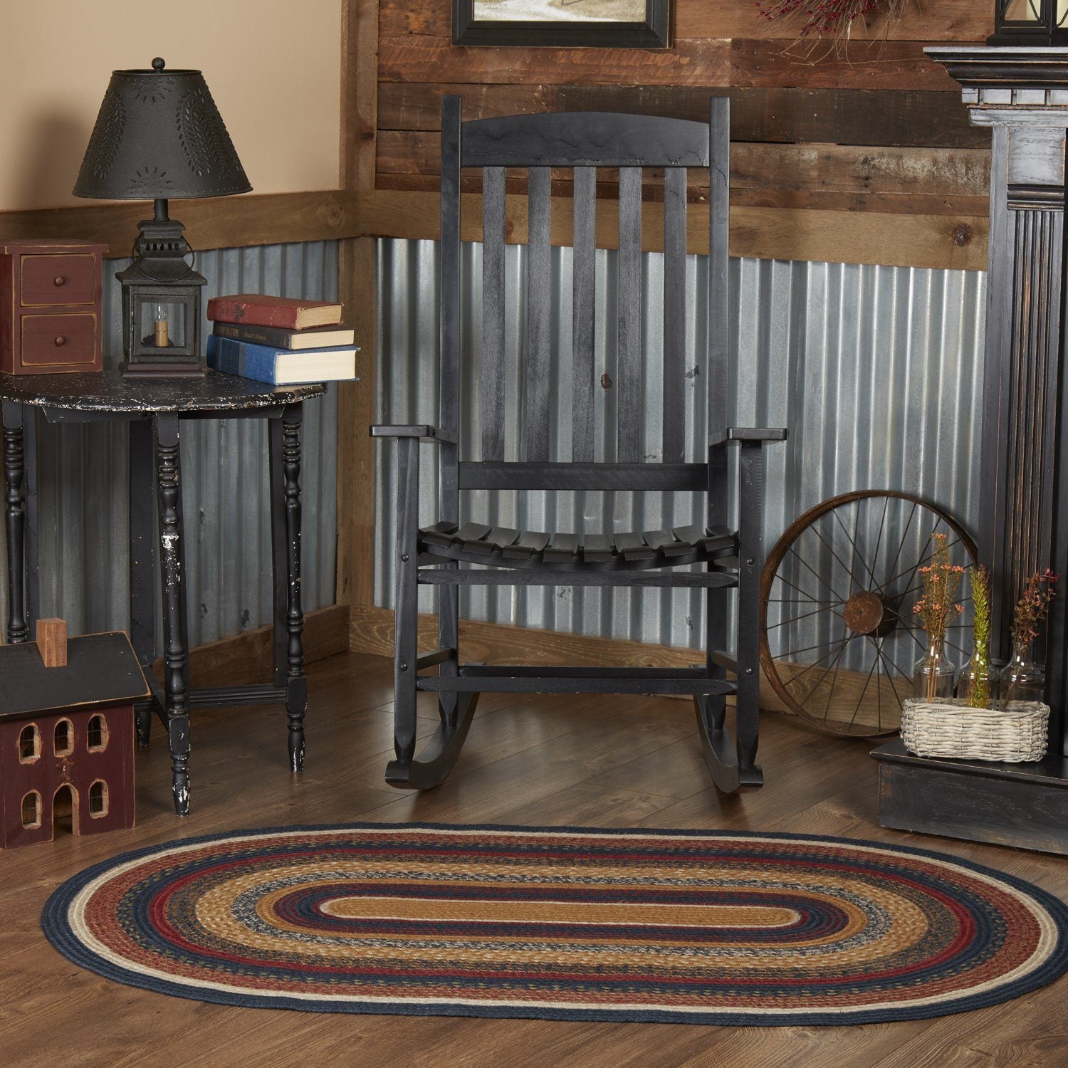 Stratton Oval Braided Rug 36x60"