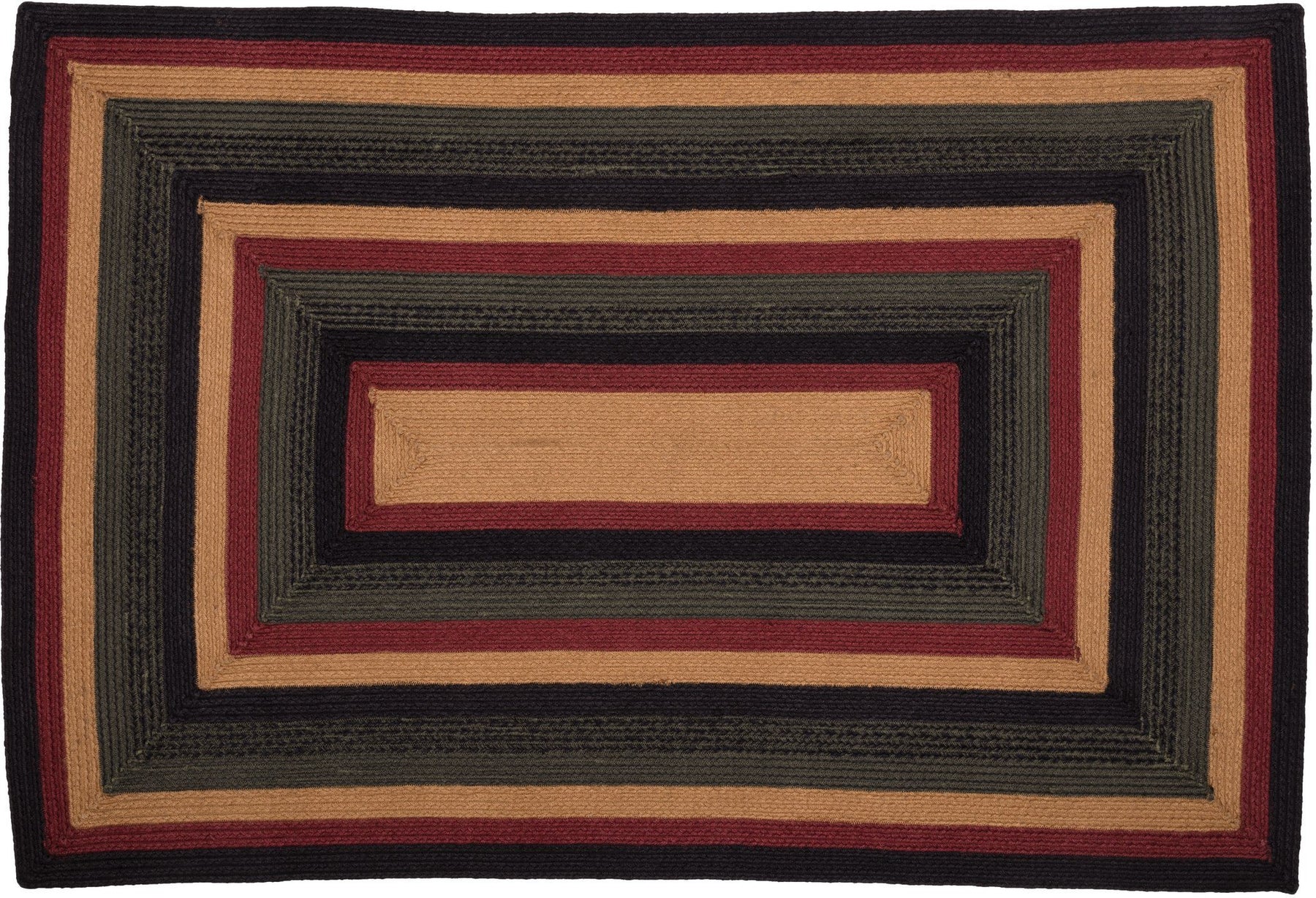 VHC Brands Wyatt Rectangle Braided Rug 4x6'